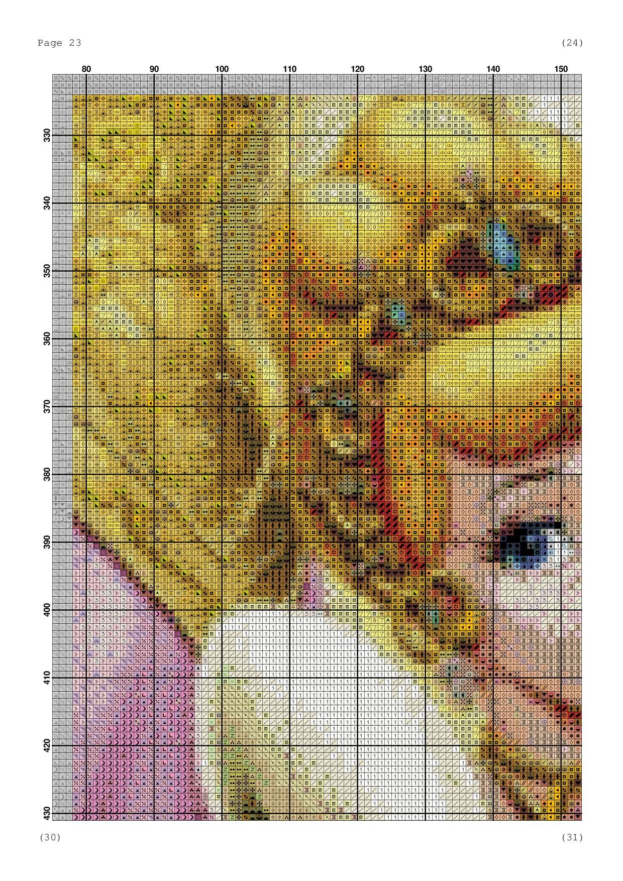 Pattern cross stitch Disney 6 princesses and mini mouse a | Etsy