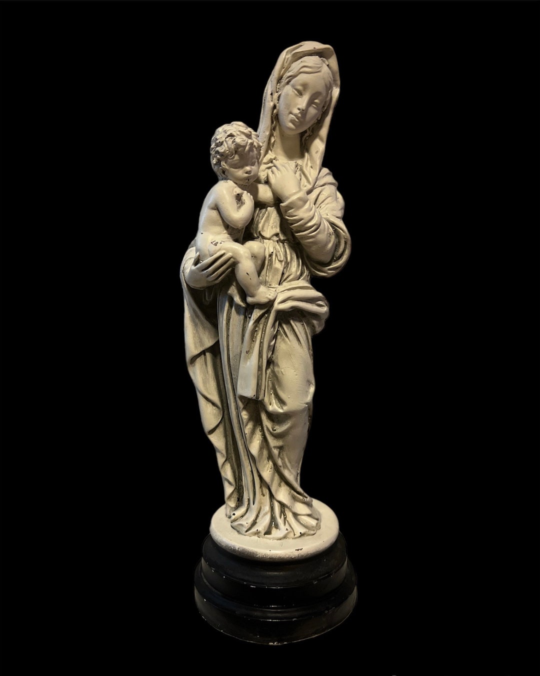 Vintage MARWAL Madonna and Child Jesus Christian Virgin Mary Religious ...