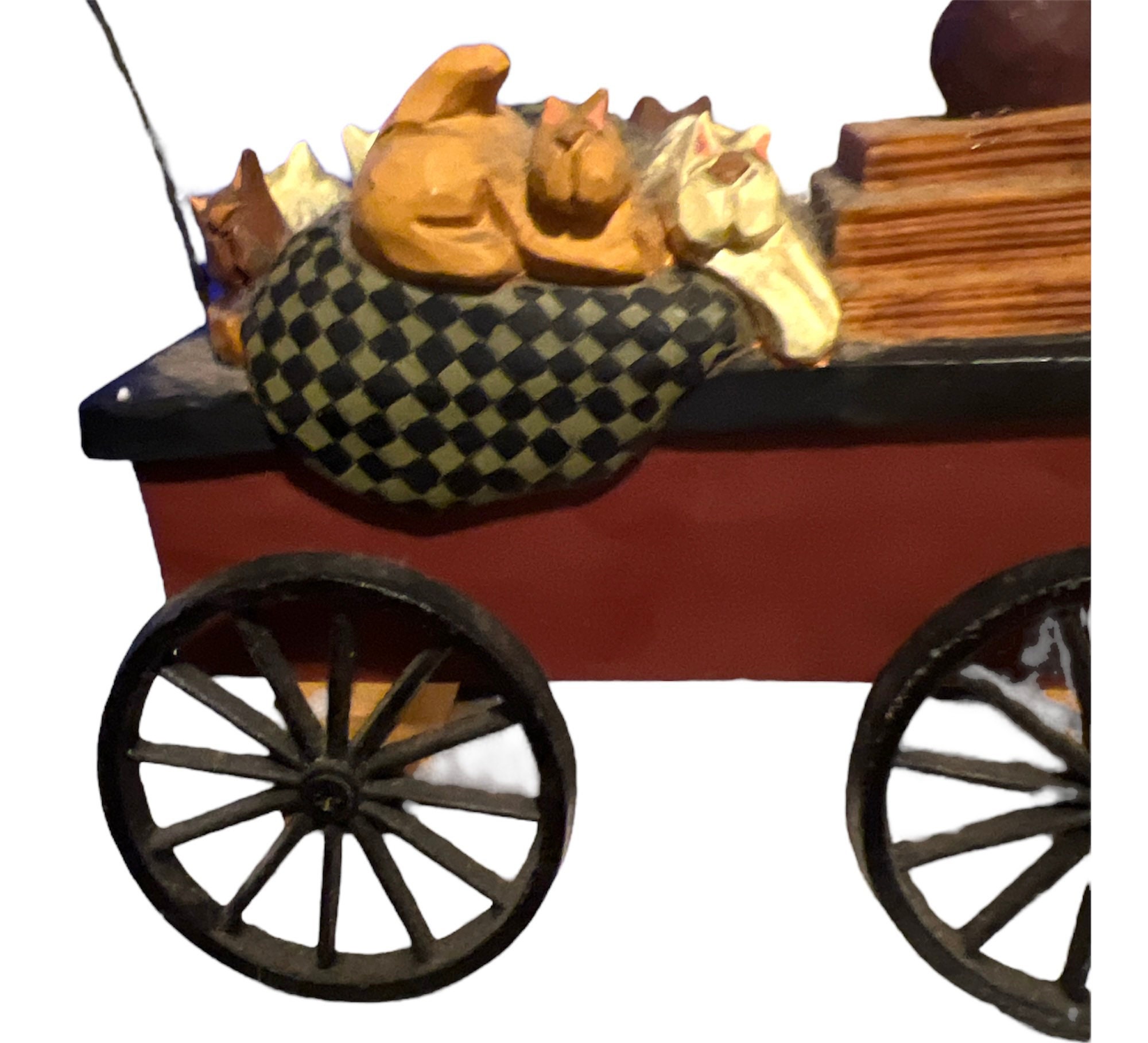 Williraye Studio WW2725 Pulling Cart /cat in Wagon 1997 - Etsy