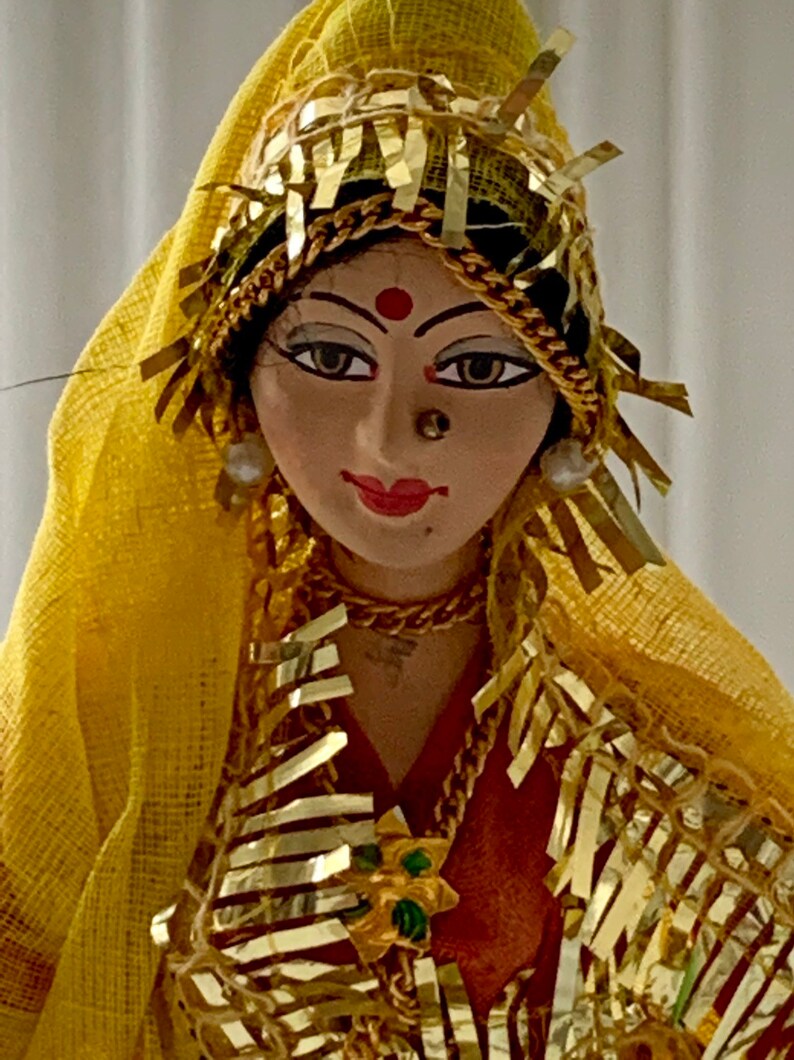Vintage Hindu Ethnic Bride or Typical Costume Doll With - Etsy