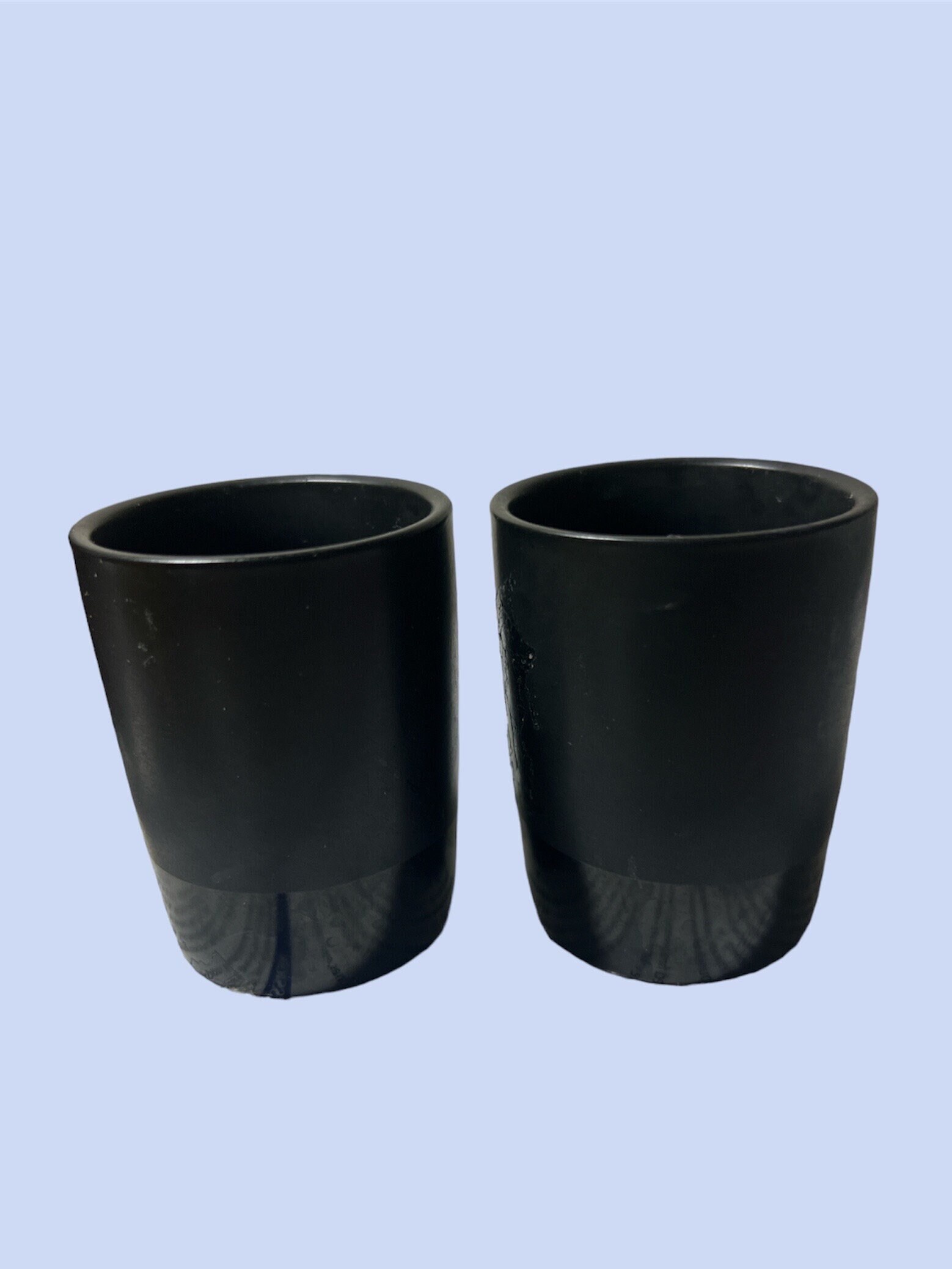 Stone Black Sake Set for Two - Etsy