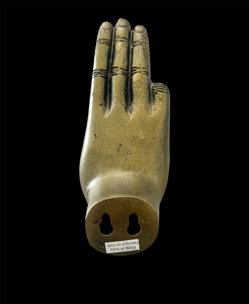 Brass Mudras Hand Buddhist Hindu Wall Sign - Etsy