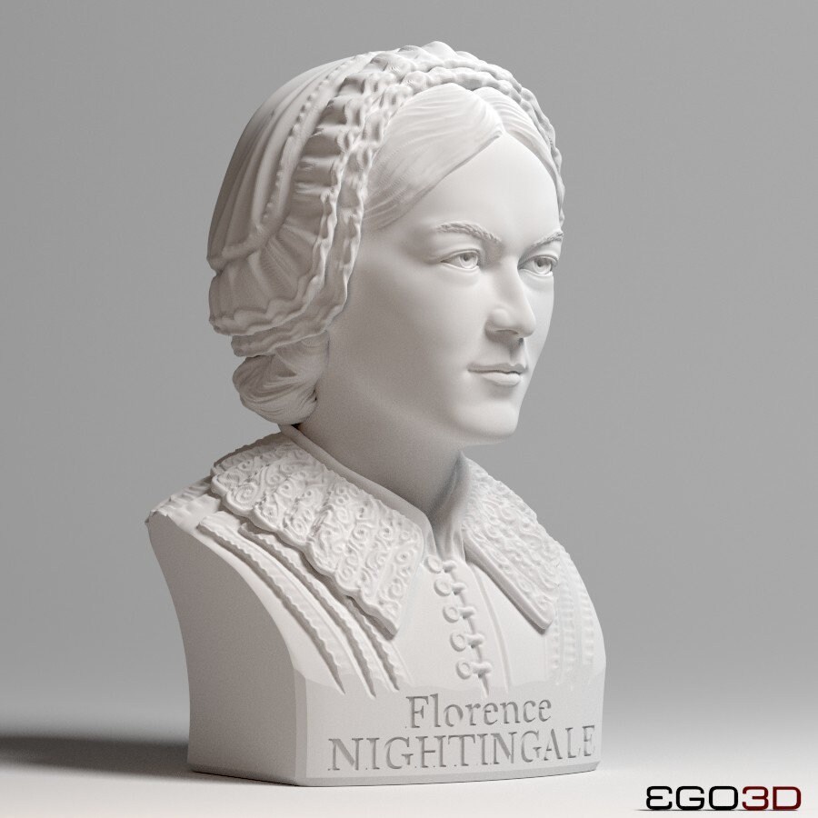 Florence Nightingale 35 Cm Bust Busts With Personality - Etsy