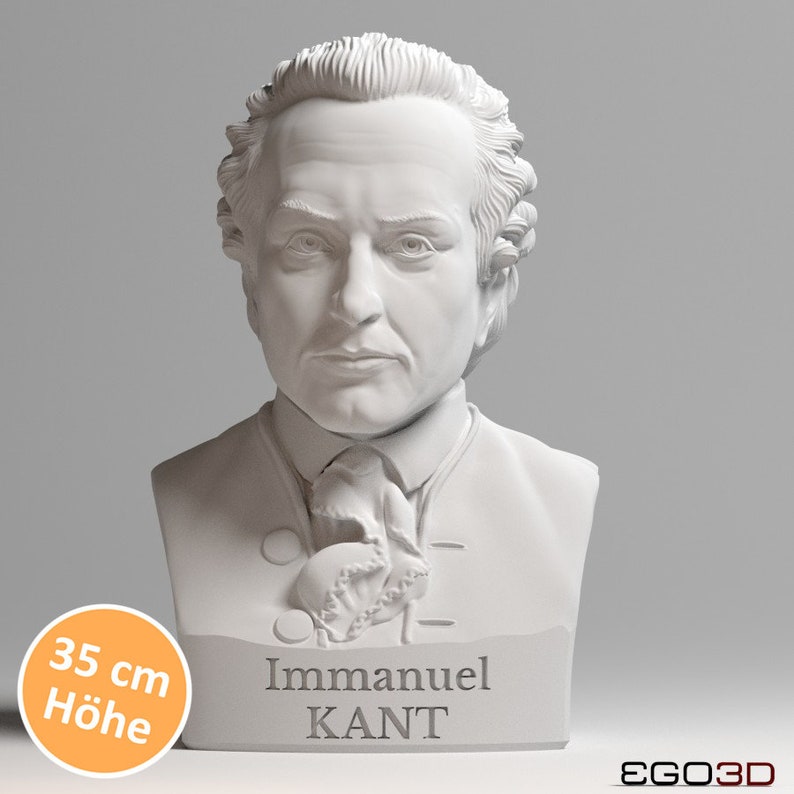 Immanuel Kant 35 Cm Bust - Busts With Personality - Etsy