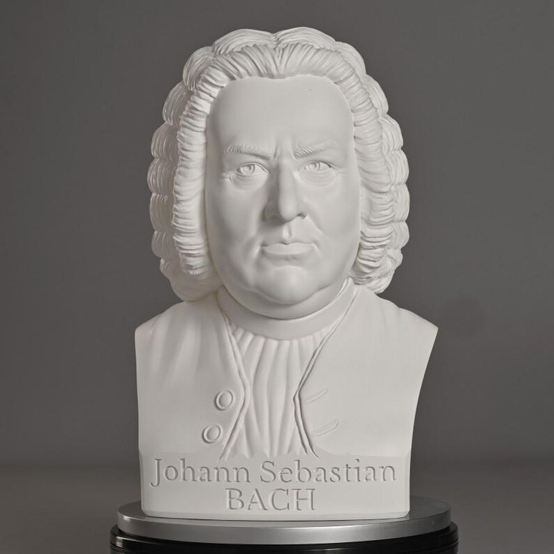 Johann Sebastian Bach Bust 35 Cm Bust - Busts With Personality - Etsy