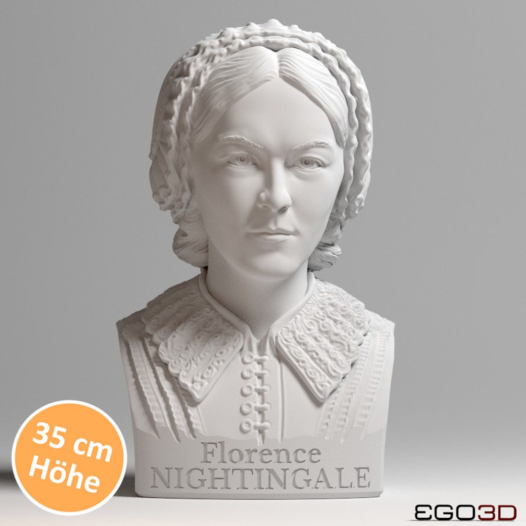 Florence Nightingale 35 Cm Bust - Busts With Personality - Etsy
