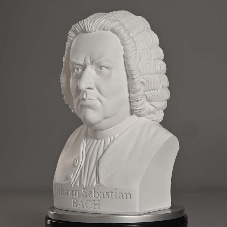 Johann Sebastian Bach Bust 35 Cm Bust - Busts With Personality - Etsy