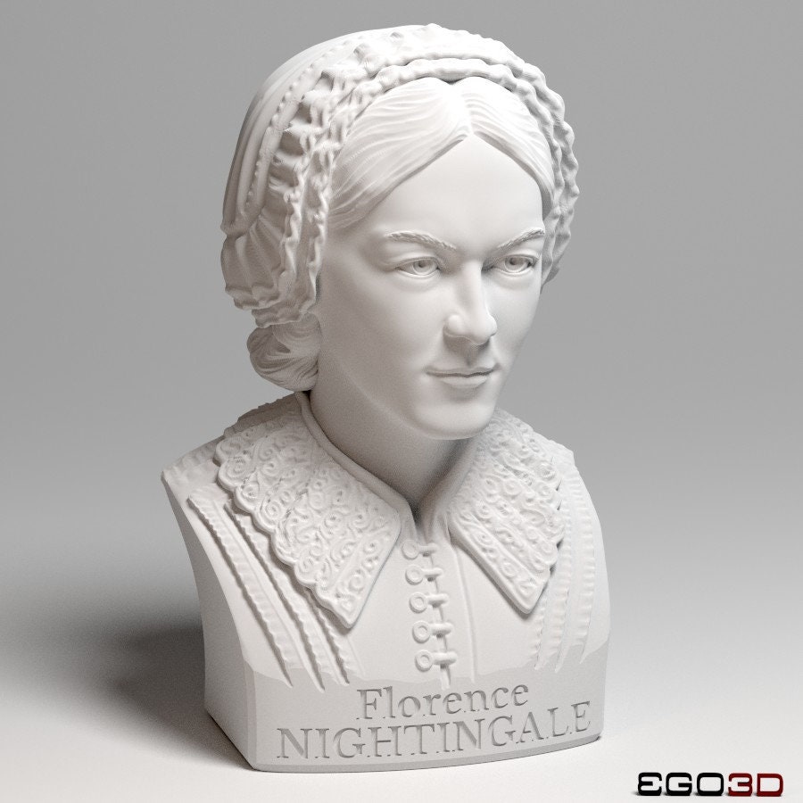Florence Nightingale 35 Cm Bust Busts With Personality - Etsy