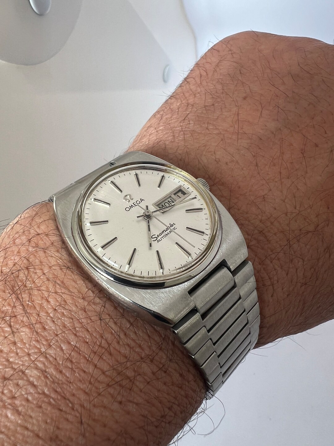 Seamaster Automatic Date Omega Watch Vintage for Mens. - Etsy