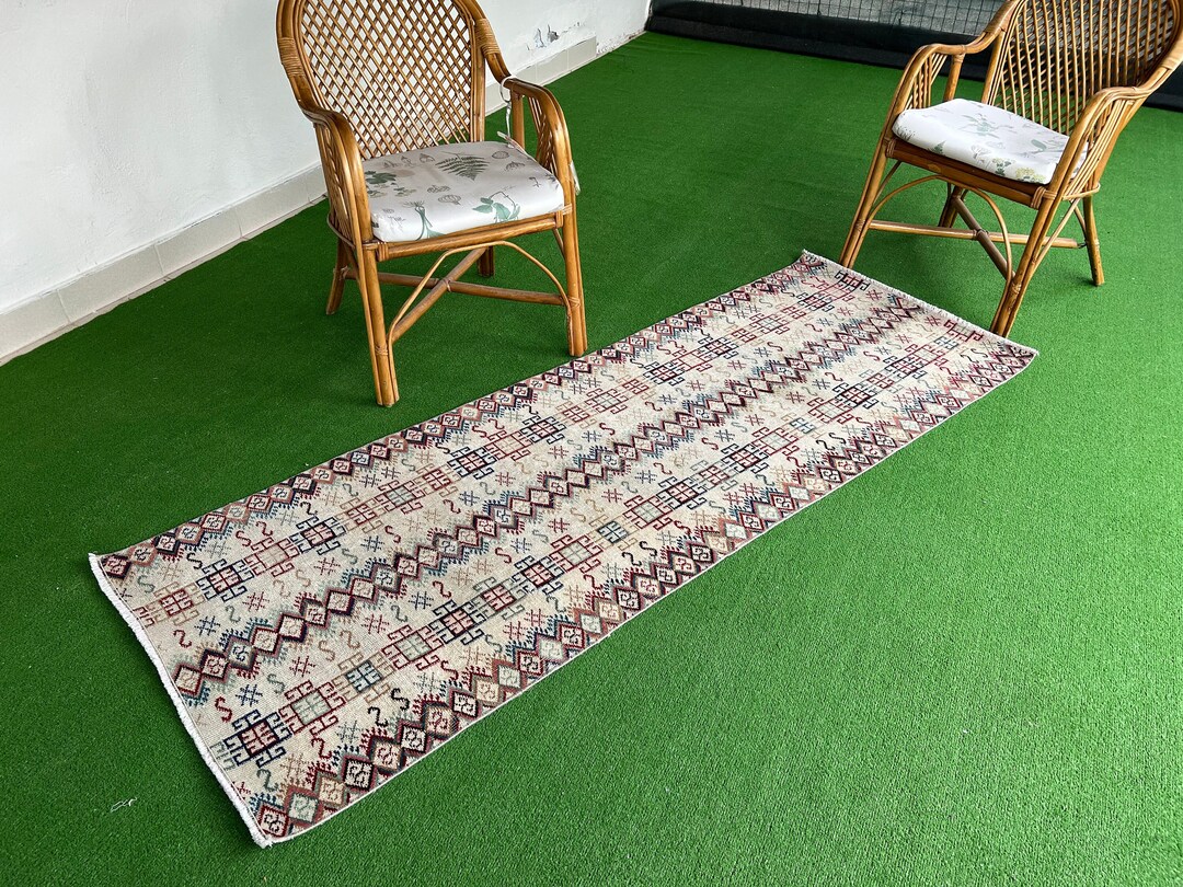 3x7 Stunning Runner, Handmade Runner, Hallway Runner, Bohemian Runner ...