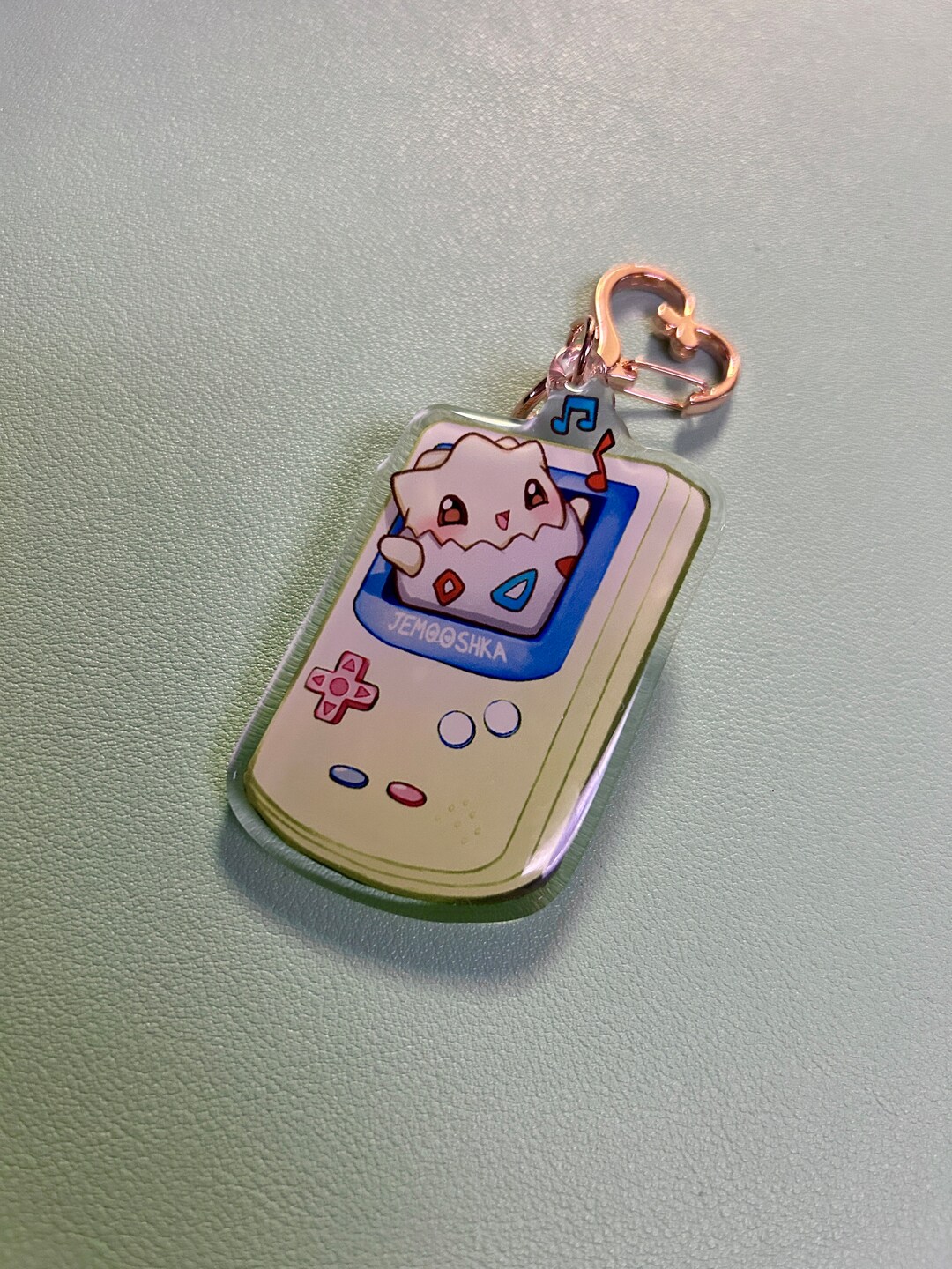 Togepi Gameboy Acrylic Keychains - Cute Pokemon Charms - Etsy
