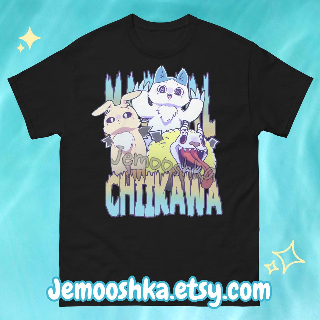 Magical Chiikawa Monsters Tee - Usagi Chimera Hachiware Dekatsuyo ...