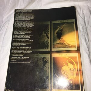 Vintage Vogue History Table Book - Etsy