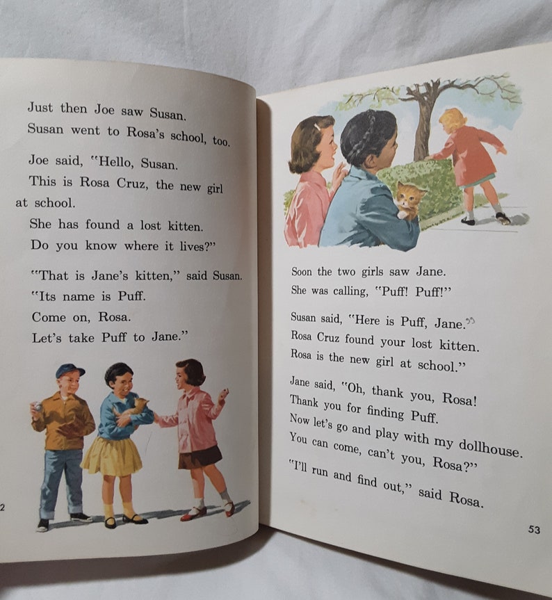 60s Children's Reader - Etsy