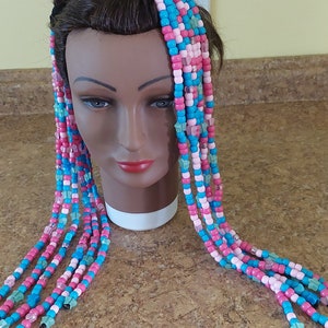 Beaded Ponytails Inspired by Kandi - Etsy