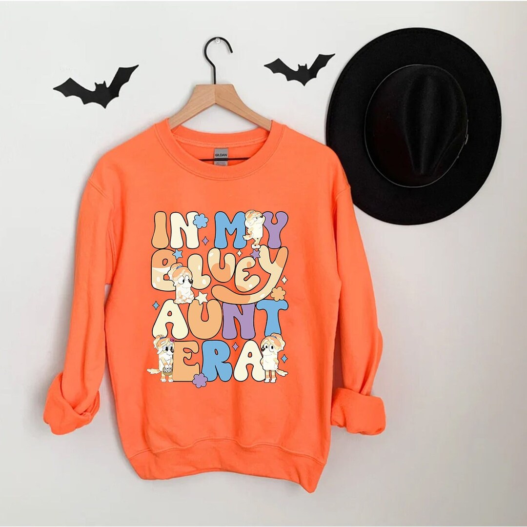 Bluey Aunt Trixie Cool Aunt Club Sweatshirt, Bluey Auntie Shirt, Bluey ...