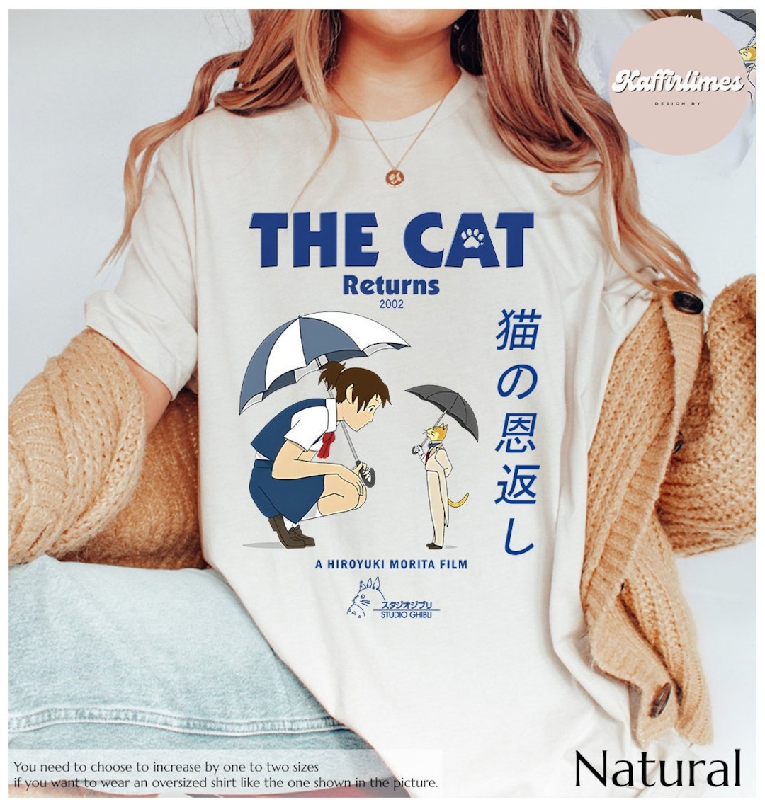 The Cat Returns Shirt, Studio Ghibli Shirt, Ghibli Shirt, Hayao ...