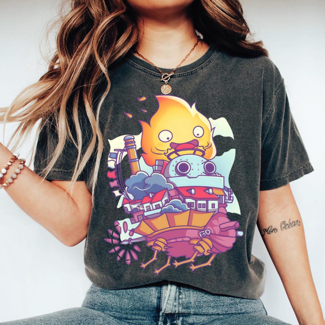 Howl's Moving Castle T-shirt, Howl and Sophie T-shirt, Ghibli Shirt ...