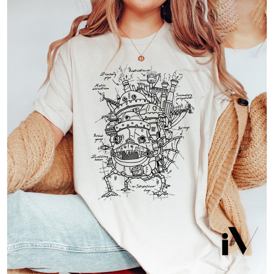 Howl's Moving Castle T-shirt, Howl and Sophie T-shirt, Ghibli Shirt ...