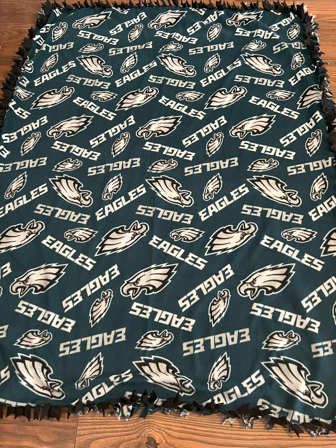 Two Piece Hand Tied Philadelphia Eagles Fleece Blanket - Etsy