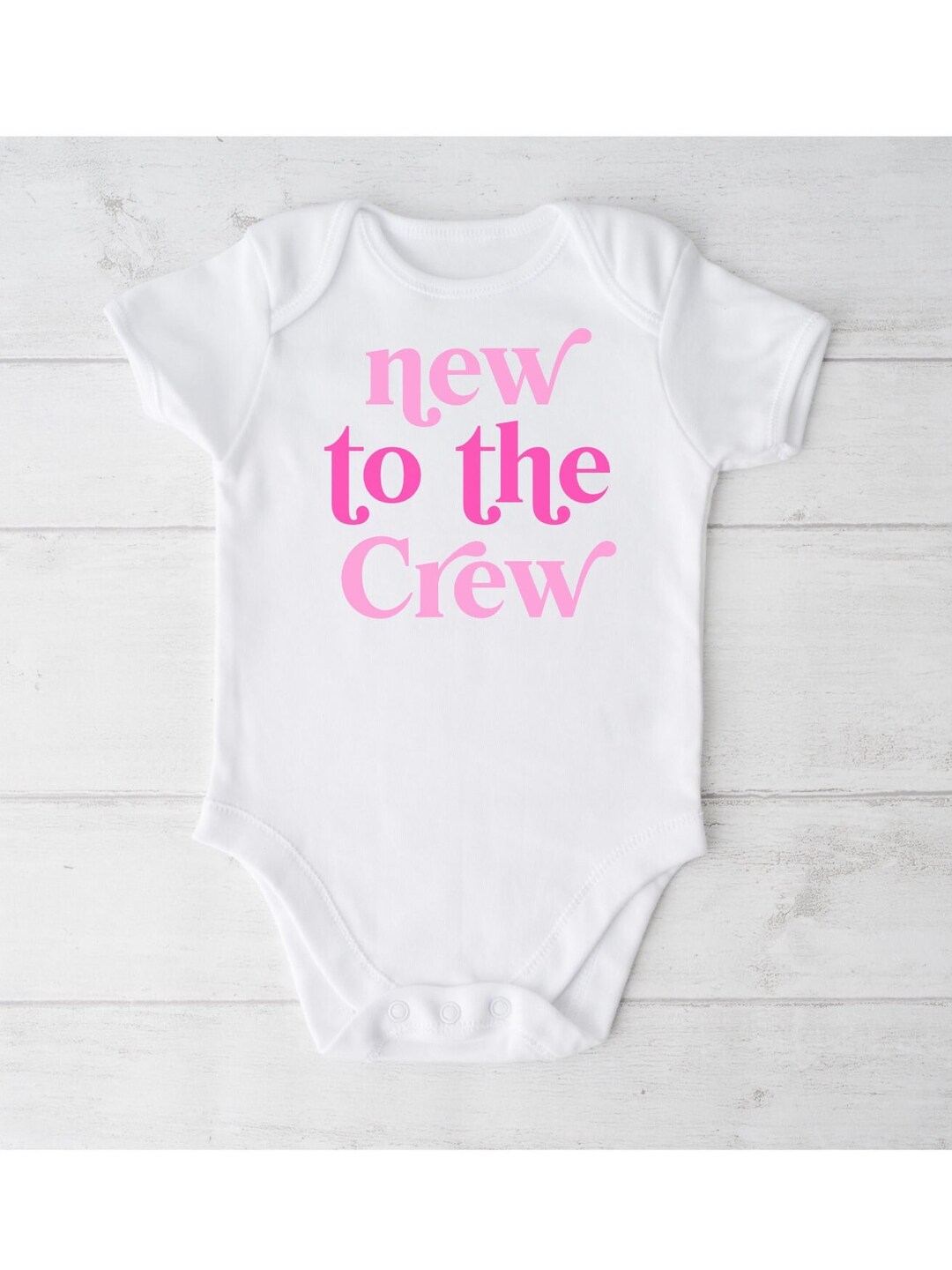 New to the Crew Baby Bodysuit, New to the Crew Baby, Baby Announcement ...