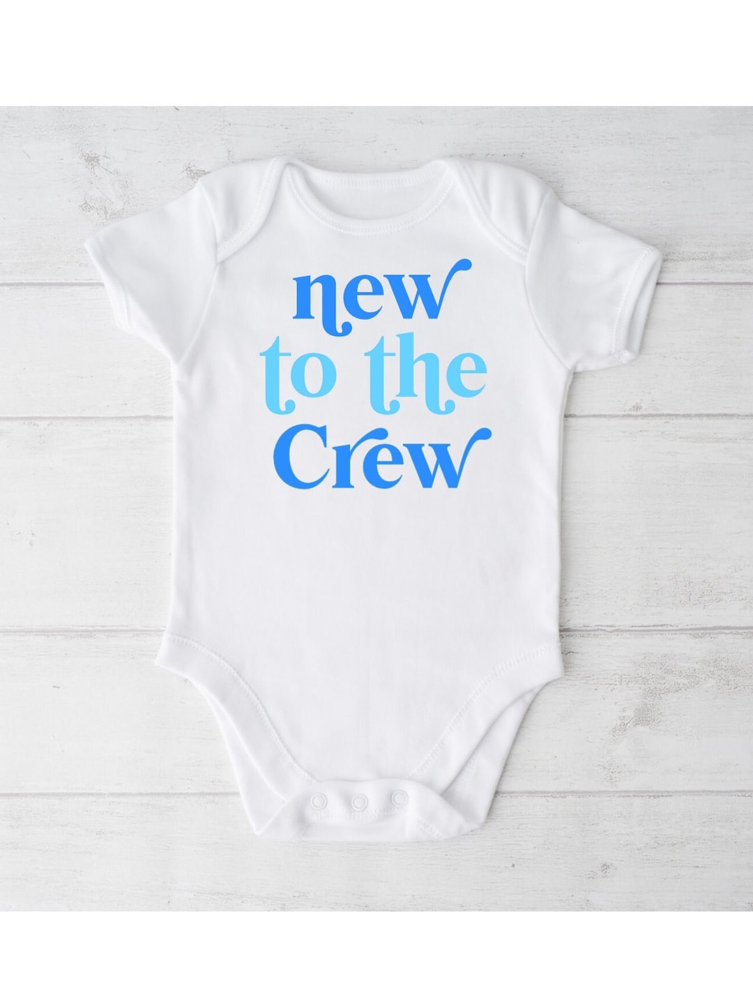 New to the Crew Baby Bodysuit, New to the Crew, Baby Announcement ...