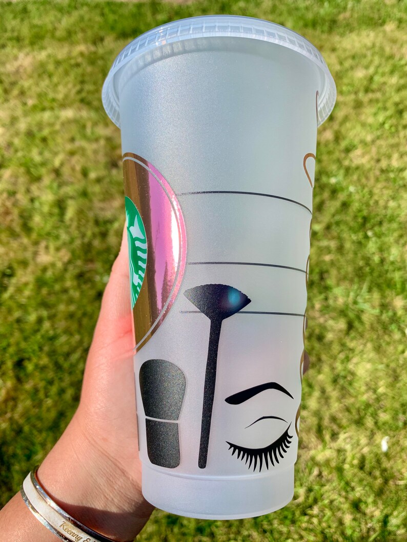 Makeup Starbucks Cup - Etsy