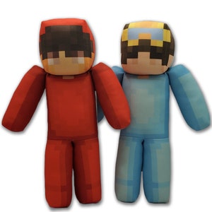 Nico Plush Toy Minecraft Youtuber From Nico and Cash - Etsy UK
