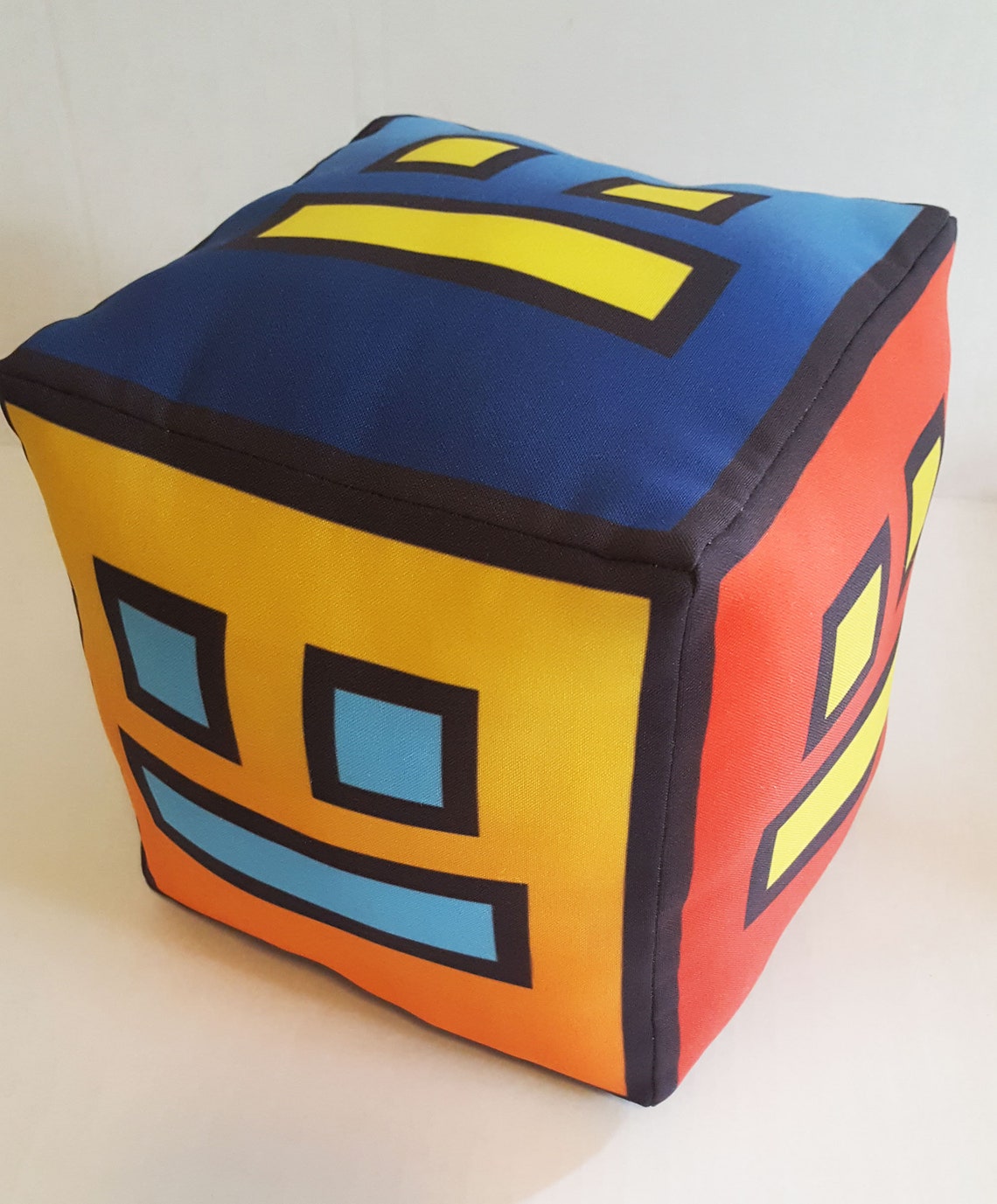 Geometry Dash Icon Plush Toy. Large 9 Version | Etsy