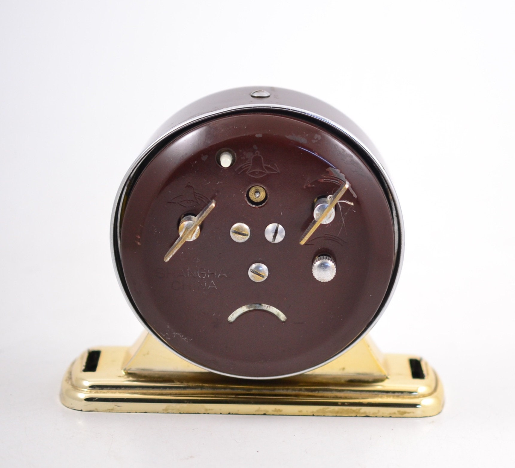 Vintage Alarm Clock SHANGHAI DIAMOND CHINA Mehanical. Working Vintage ...