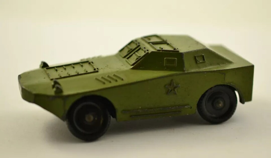 Vintage Soviet Army BRDM-1 Armored Car Military WW2 Metal Tank Toy ...