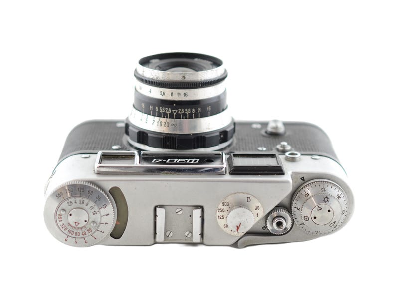 Vintage 70s Rare Fed 4 Film Camera Solviet USSR Lens Industar 61L, 2.8 ...