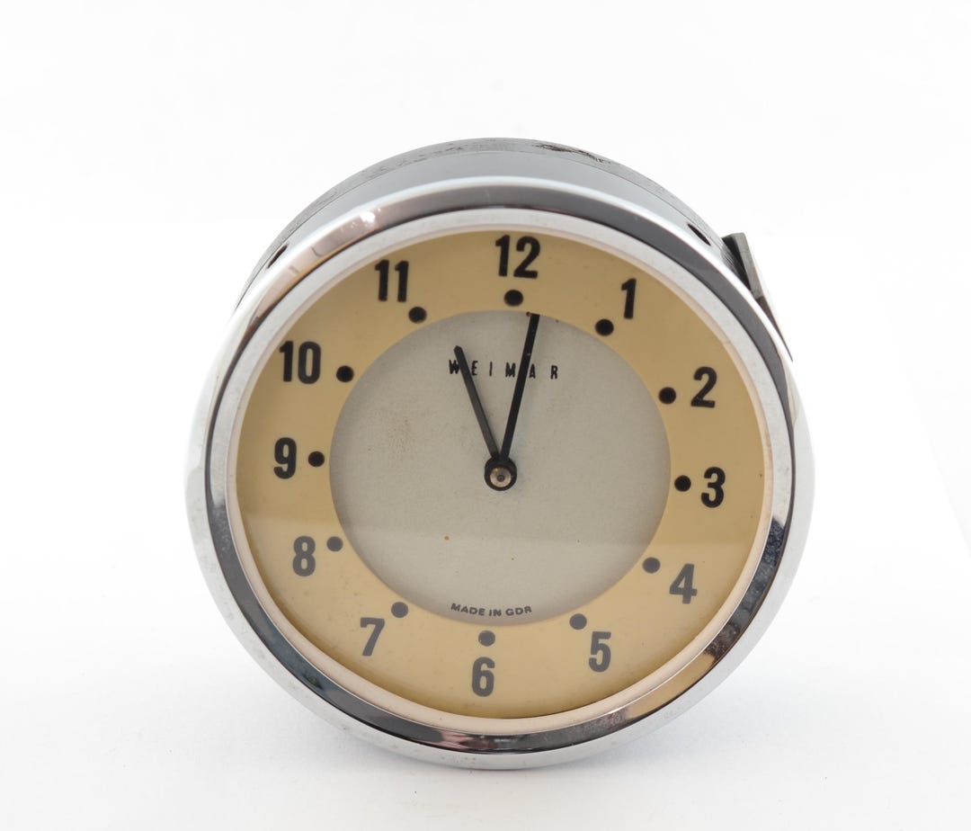 Vintage GDR Car Clock On-board Clock Car Clock Weimar. Automobile Clock ...