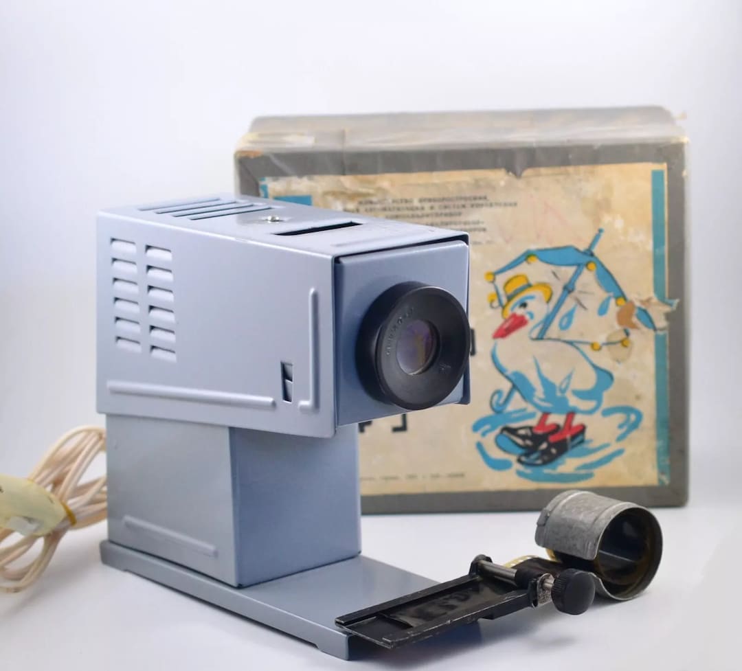 Vintage 80s Filmoscope F3 Film Projector Made USSR Children's Toy With ...