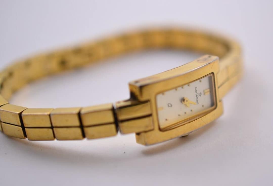 Vintage Lady's Women's CORTEBERT QUARTZ Gold Plate Swiss Made ...