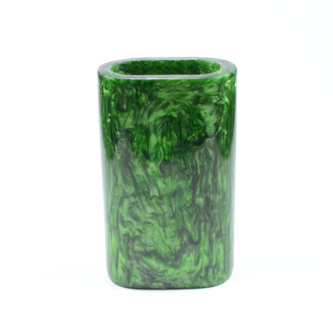 Amazing Vintage Amber Bakelite Catalin Plastic Lava Flow Vase 570g ...