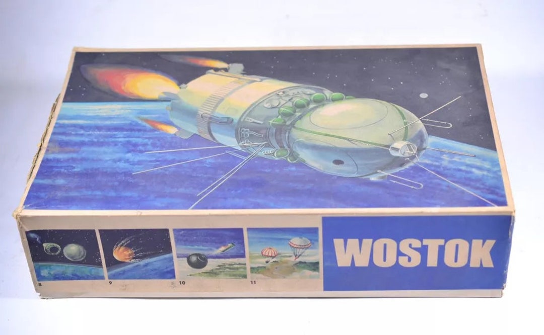 Vintage Veb Plasticart VOSTOK-1 WOSTOK Ussr Spacecraft Model Kit Ddr ...