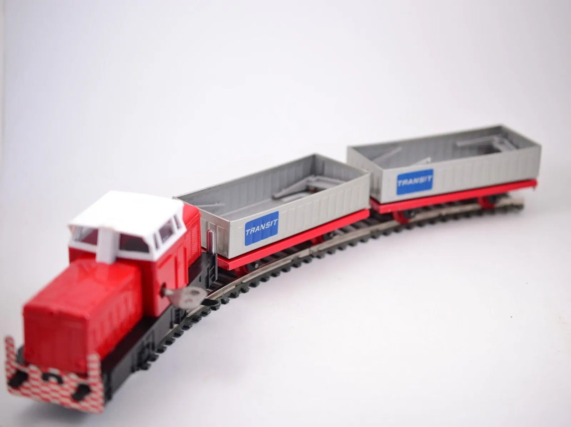 Vintage Toy Train TRANSIT 2123 East Germany Key Wind up Made in GDR - Etsy