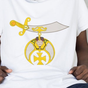 Shrine Emblem With Cross - Silhouette and Cricut Cut Files - Jpeg, Svg ...