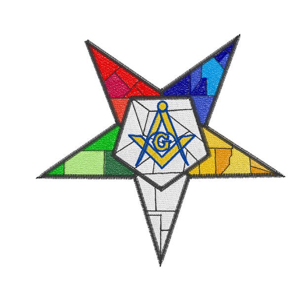 Stained Glass Eastern Star Emblems - Etsy