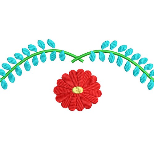 Mexican Embroidered Flower Spray Cinco De Mayo Embroidery - Etsy