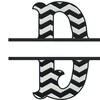 Chevron Monogram C Embroidery Design 3x3, 4x4, 6x6, 8x8, 10x10, 12x12 ...