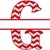 Chevron Monogram E - Digital Machine Embroidery Design - 2x3, 3x4, 4x5 ...