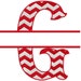 Chevron Monogram G Embroidery Design 3x3, 4x4, 6x6, 8x8, 10x10, 12x12 ...