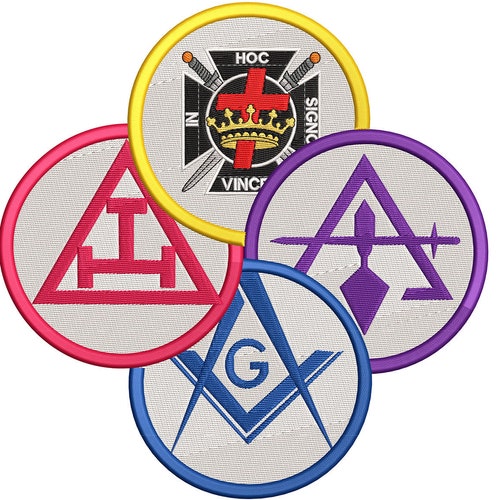 York Rite Emblem Digital Embroidery Design 3.5x3.5 4x4 - Etsy