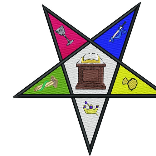 PHA OES Star Eastern Star Digital Embroidery Design 3x3 - Etsy