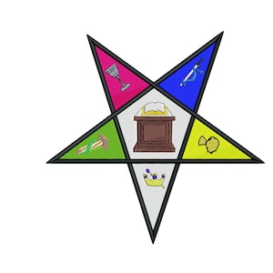 PHA OES Star Eastern Star Digital Embroidery Design 3x3 - Etsy