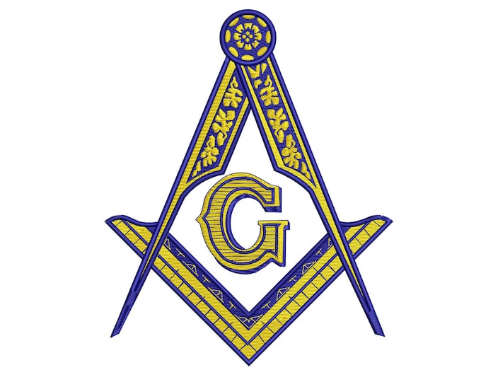 Master Mason Square and Compasses Embroidery Design - Etsy