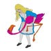 Alice Playing Croquet - Embroidery Design - Alice in Wonderland - 4x4 ...