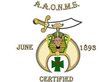 Shrine Emblem Silhouette and Cricut Cut Files Jpeg Svg | Etsy